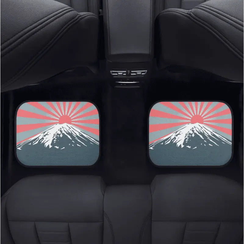 Custom Mount Fuji + Japanese Sunrise Floor Mats - Tokyo Tom's