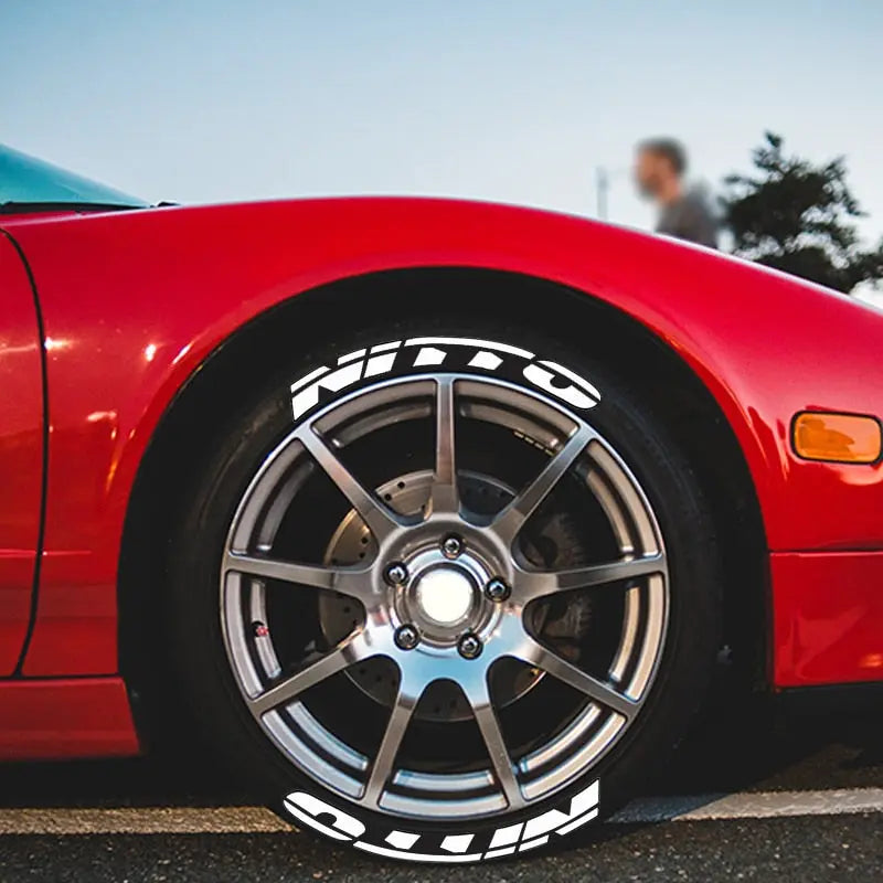 JDM Nitto Style Tyre Letter Stickers Set - Tokyo Tom's