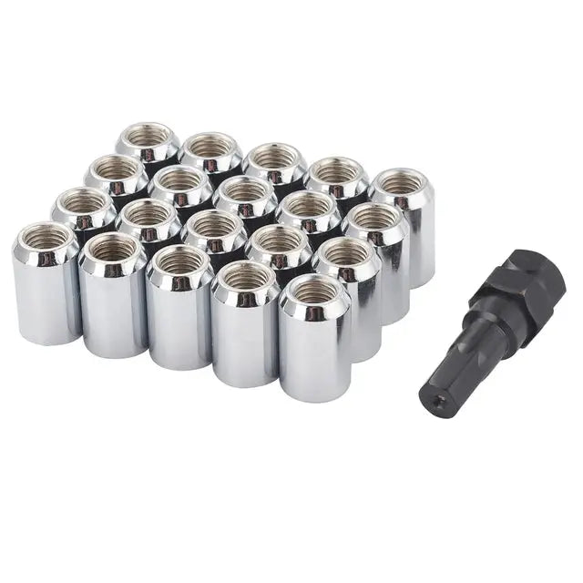 JDM Slim Lug Nuts (Silver) - Tokyo Tom's
