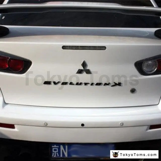 Mitsubishi Lancer Evolution X Letters - Tokyo Tom's