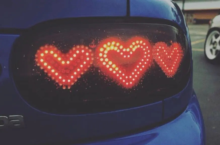 Mazda Miata/ MX5 / Roadster - Custom Dancing Heart Tail Lights