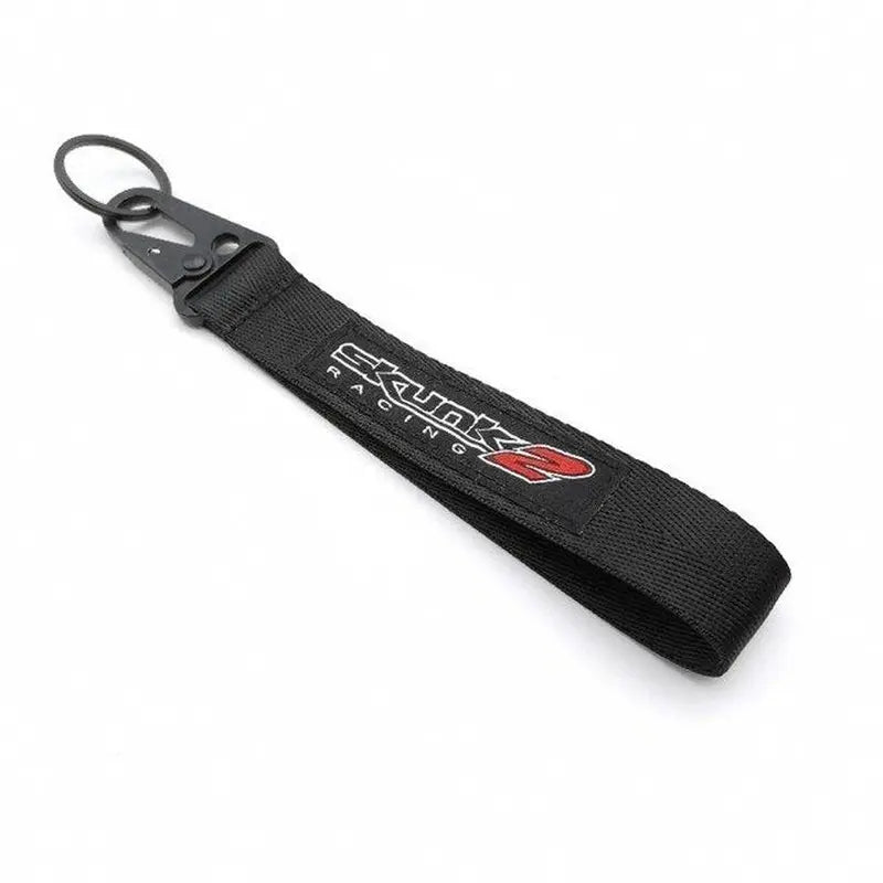 Skunk2 Tow Hook Clasp Keychain Black - Tokyo Tom's